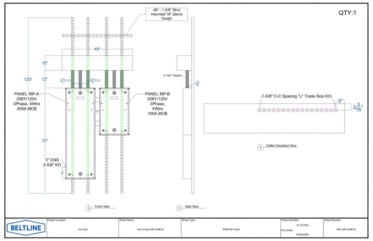 Prefabrication | Beltline Electric | Electrical Contractor